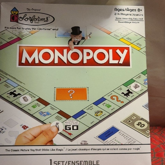 Toys | New Monopoly Miniature Mini Classic Board Game Hasbro Colorforms ...